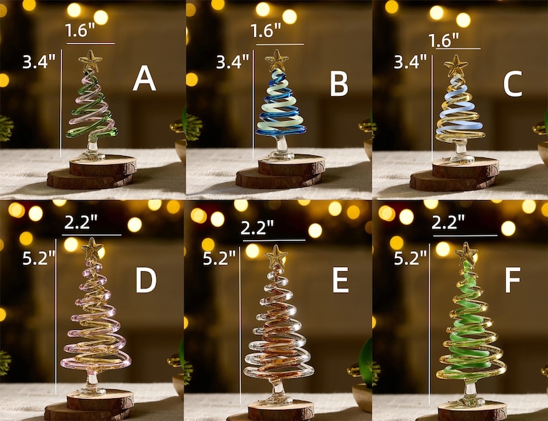Handmade Stained Glass Spiral Christmas Tree, Holiday Decor - Etsy