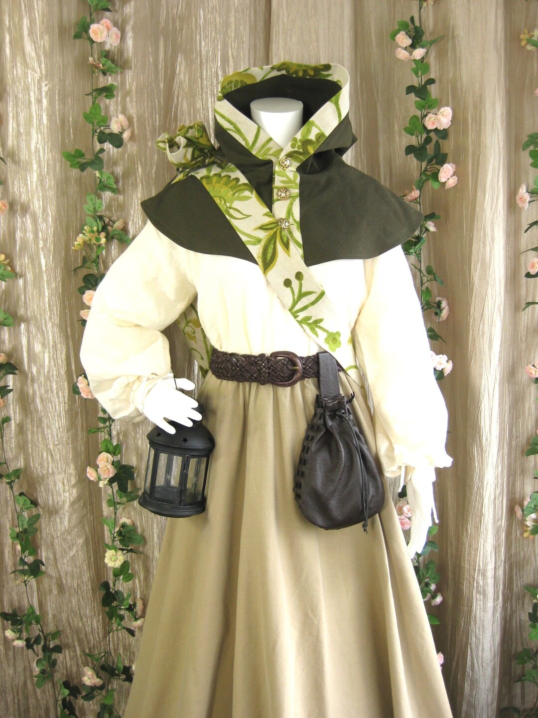 Medieval Hood Ranger Hat Fantasy Costume Medieval LARP Robin Hood Hat ...