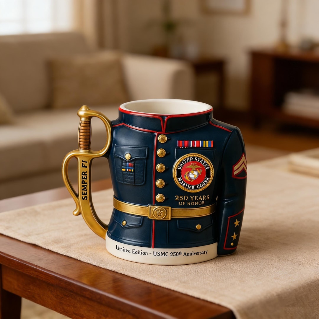 USMC 250th Anniversary Mug | United States Marine Corps 250 Years of ...