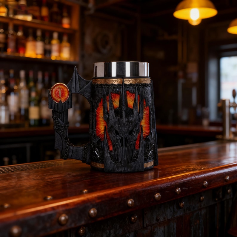 LOTR Tankard Mug Medieval Beer Stein | Renaissance Mug for Men Gift - Etsy