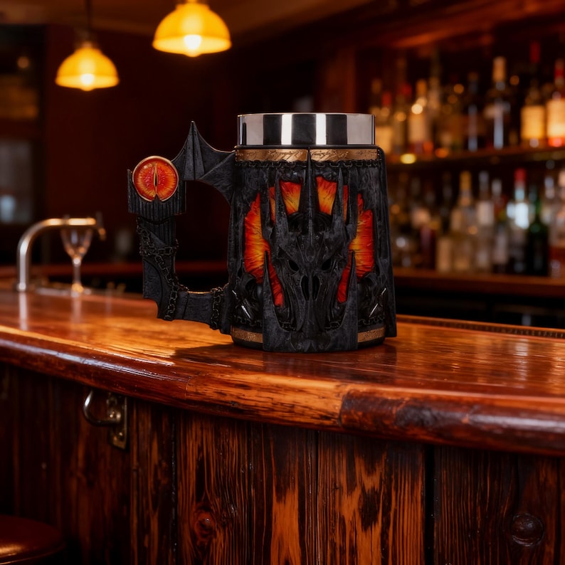 LOTR Tankard Mug Medieval Beer Stein | Renaissance Mug for Men Gift - Etsy