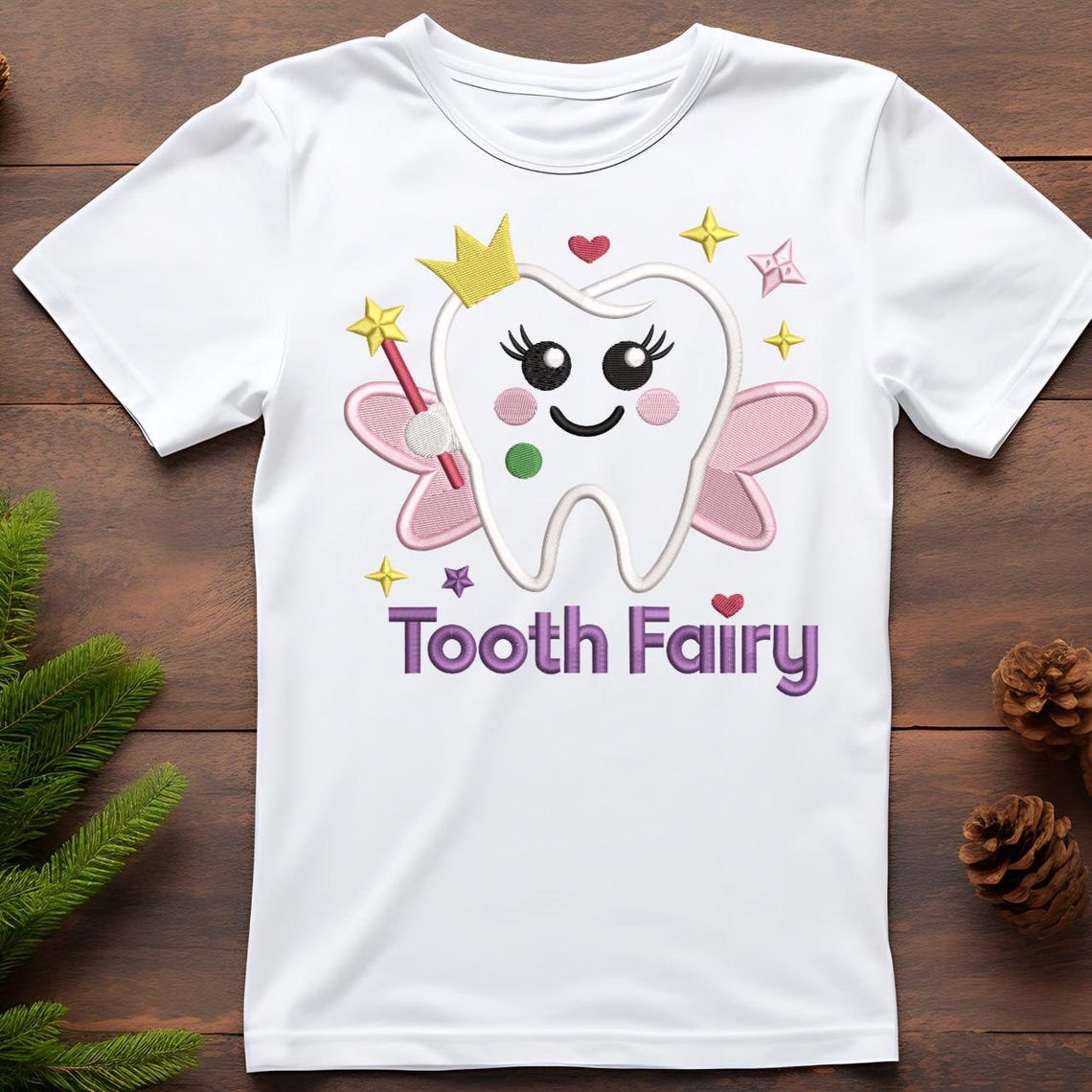 Tooth Fairy – Cute Kids Embroidery Design - Etsy