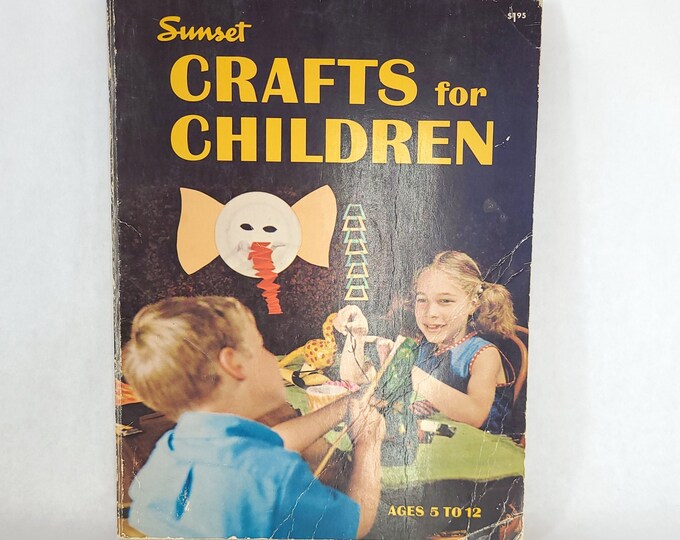 Vintage 1970 Crafts for Children by Sunset Magazine - Etsy