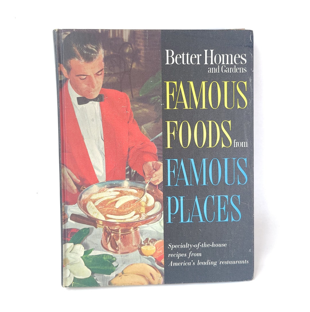 1964 Better Homes & Gardens Cookbook: Famous Food From Famous Places - Etsy