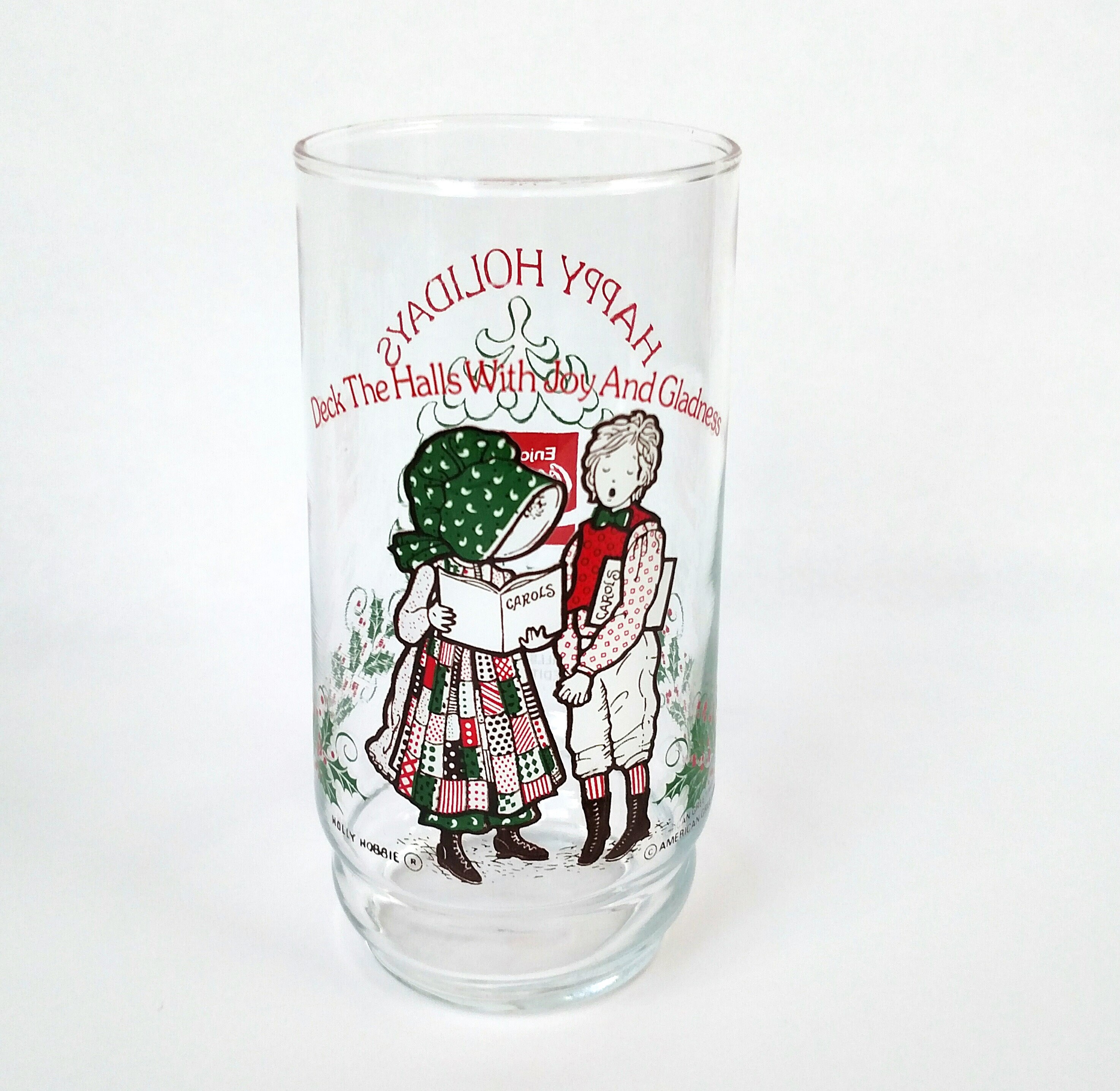 Set Of 4 Vintage Holly Hobbie And Robby 1980 Christmas Coca Cola