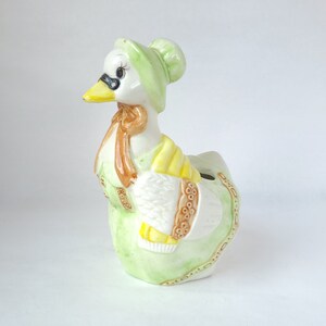 Vintage 1980's Ceramic Mother Goose Utensil Holder Kitschy Kitchen ...