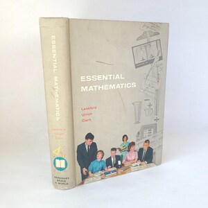 Vintage 1961 Essential Mathematics Textbook by Lankford, Ulrich and ...