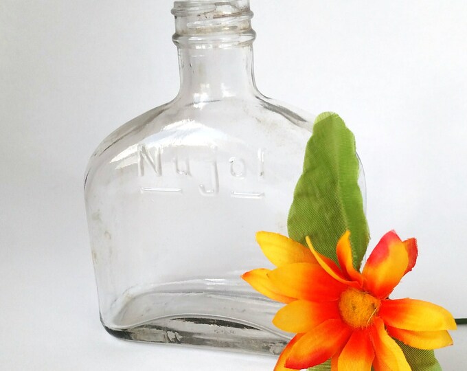Vintage Nujol Mineral Oil Medicine Bottle - Etsy