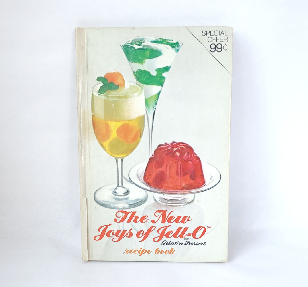Vintage 1974 the New Joys of Jell-o Recipe Book / Jello Cookbook ...