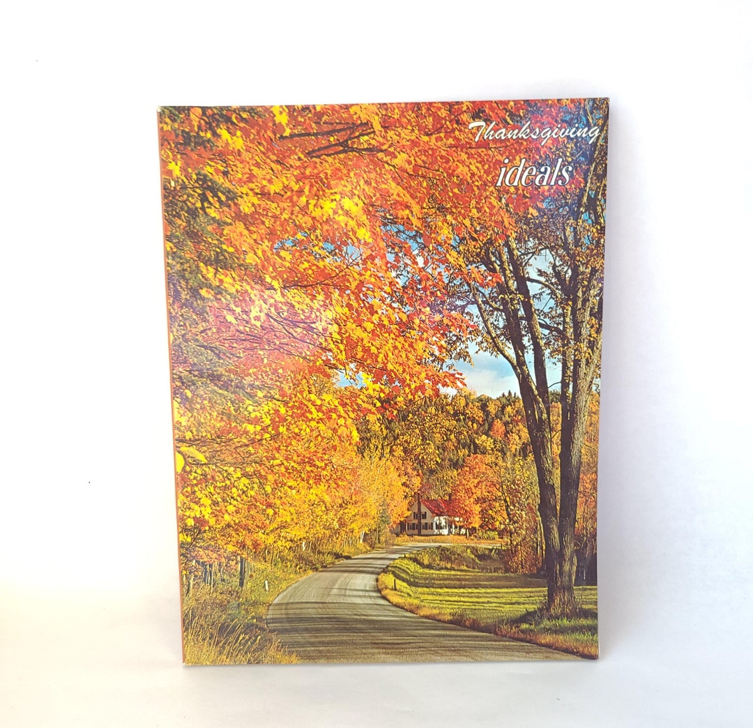 1971 Ideals Thanksgiving Magazine: Vintage Poetry & Illustration Book ...