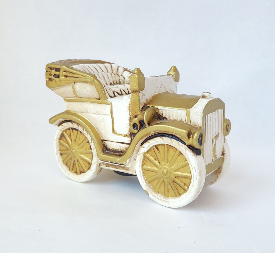 Vintage Antique Car Ceramic Coin Bank Made in Japan Car Piggy Bank ...