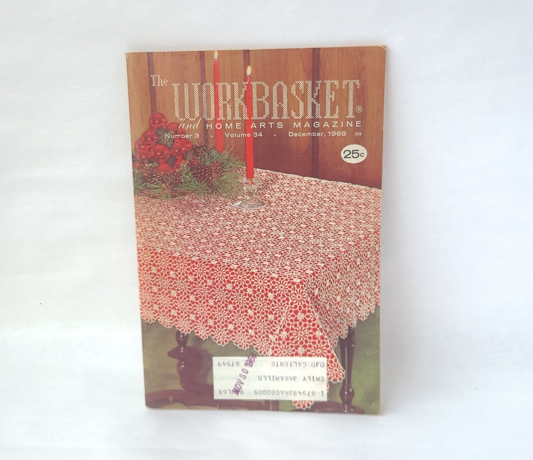 Vintage December 1968 the Workbasket and Home Arts Magazine Volume 34 ...