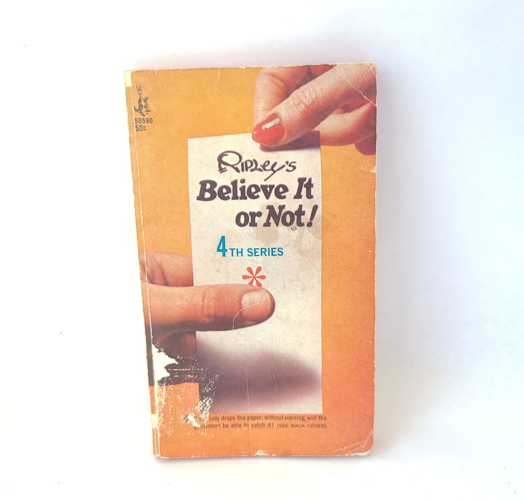Vintage 1968 Ripley's Believe It or Not! 4th Series Paperback - Vintage ...