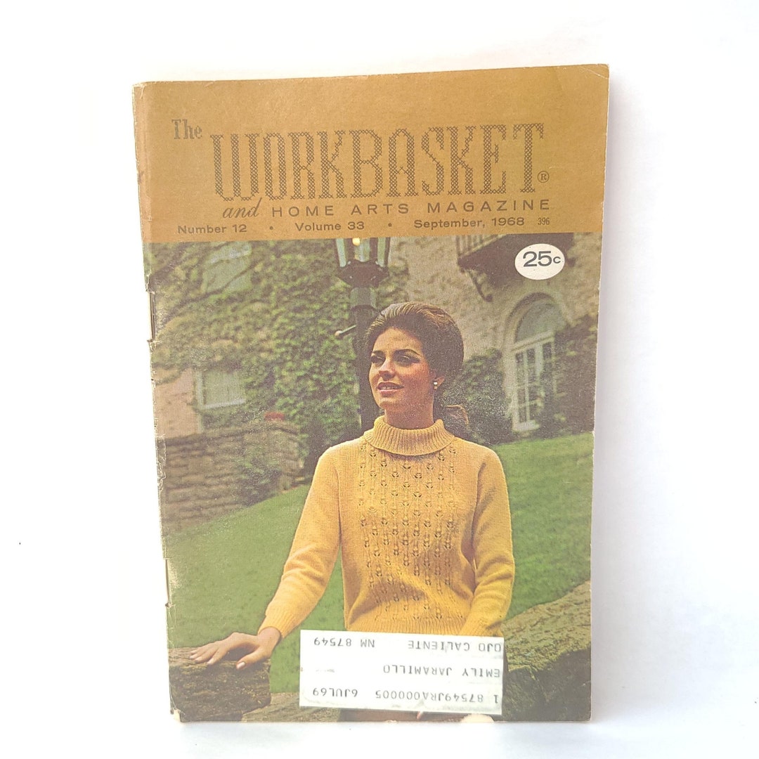 1968 Workbasket Magazine: Vintage Sixties Crafts & Home Arts - Etsy