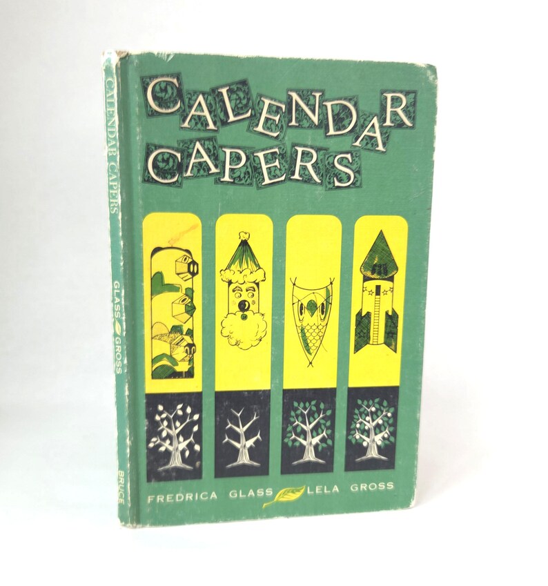 1965 Calendar Capers - Vintage Kid's Craft Book - Etsy