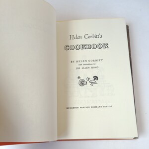 Vintage 1957 Helen Corbitt's Cookbook - Fifties Cookbook / Vintage ...