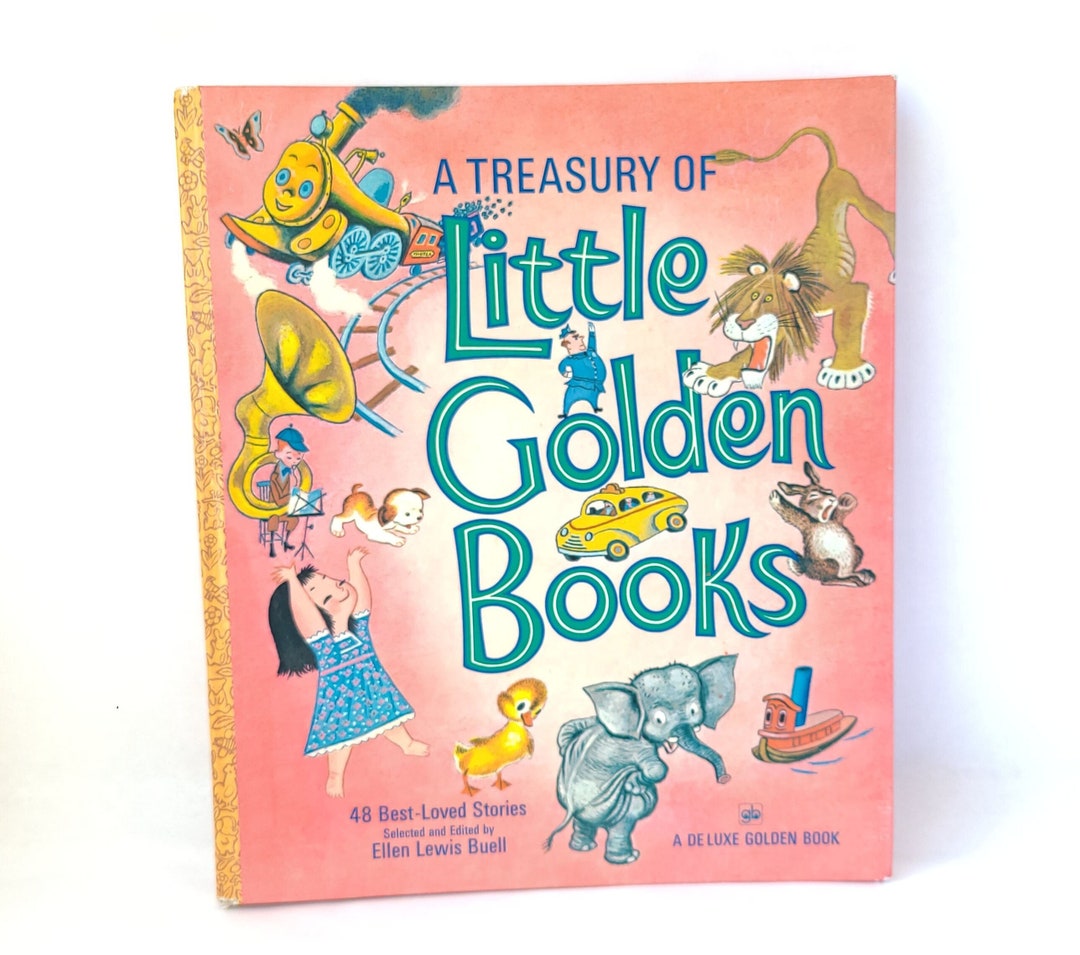 Vintage 1972 A Treasury of Little Golden Books A Deluxe Golden Book ...
