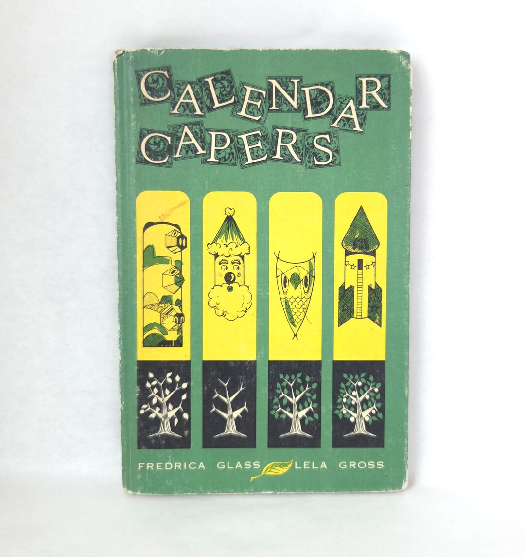 1965 Calendar Capers - Vintage Kid's Craft Book - Etsy