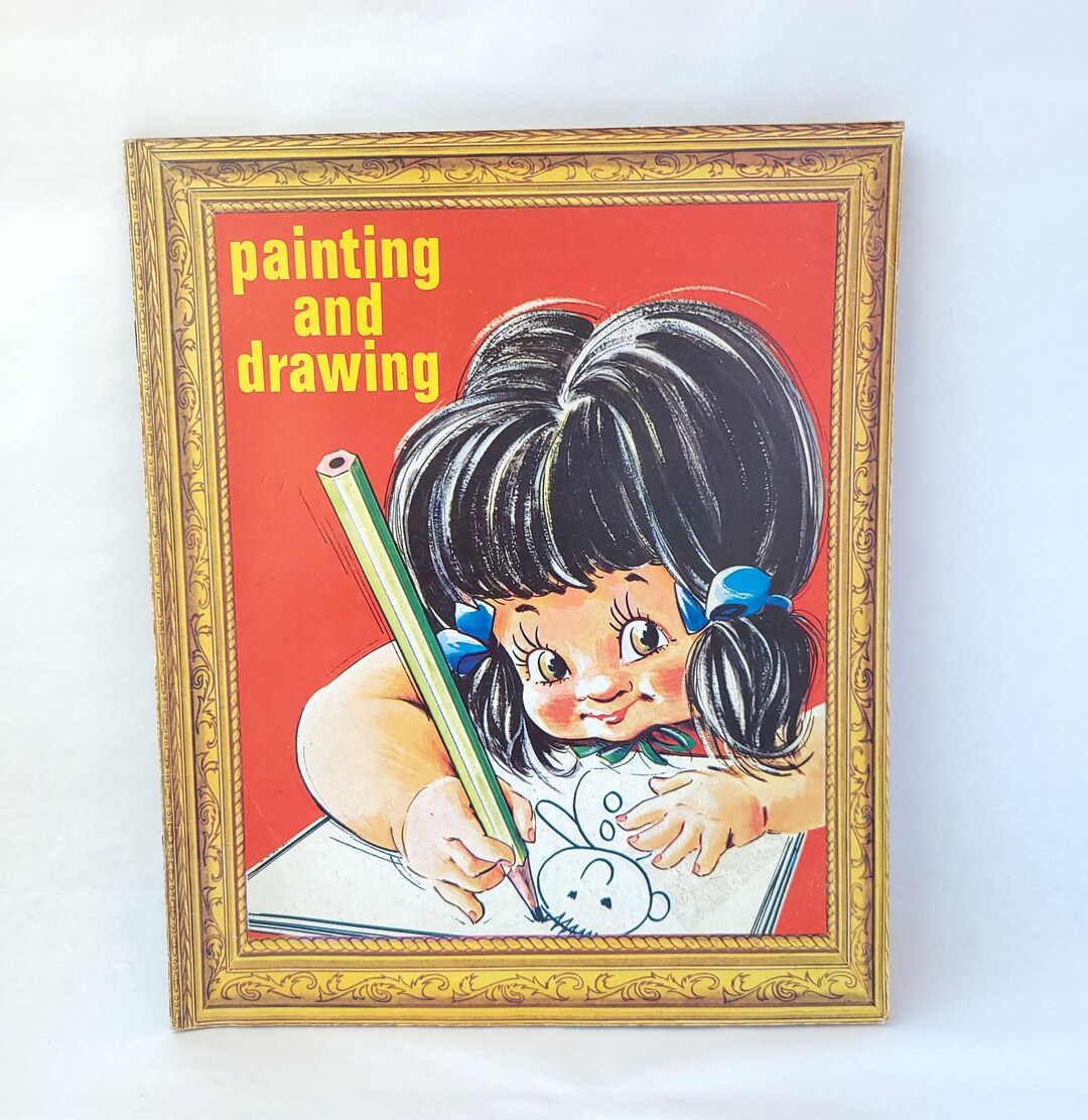 Vintage 1960's Painting and Drawing Book for Kids Vintage Kids Book ...