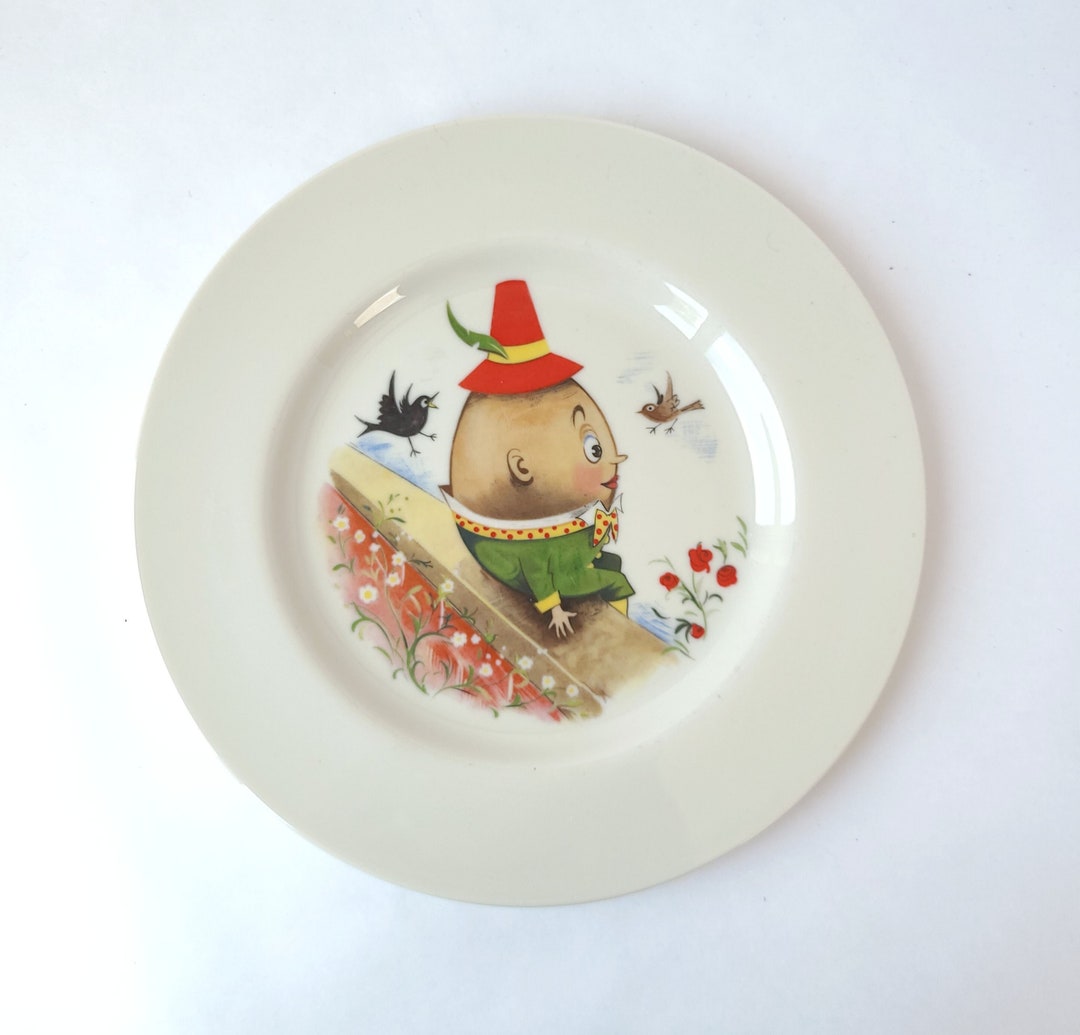 Vintage Pickard China Humpty Dumpty Plate 8.25 Inches - Etsy