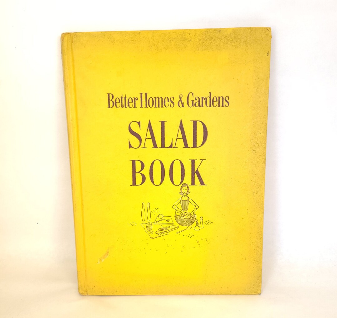 Vintage 1958 Better Homes and Gardens Salad Book Vintage Salad Cookbook ...