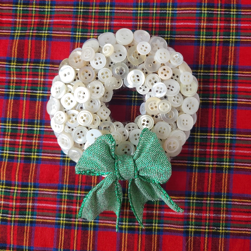 Button Wreath - Etsy