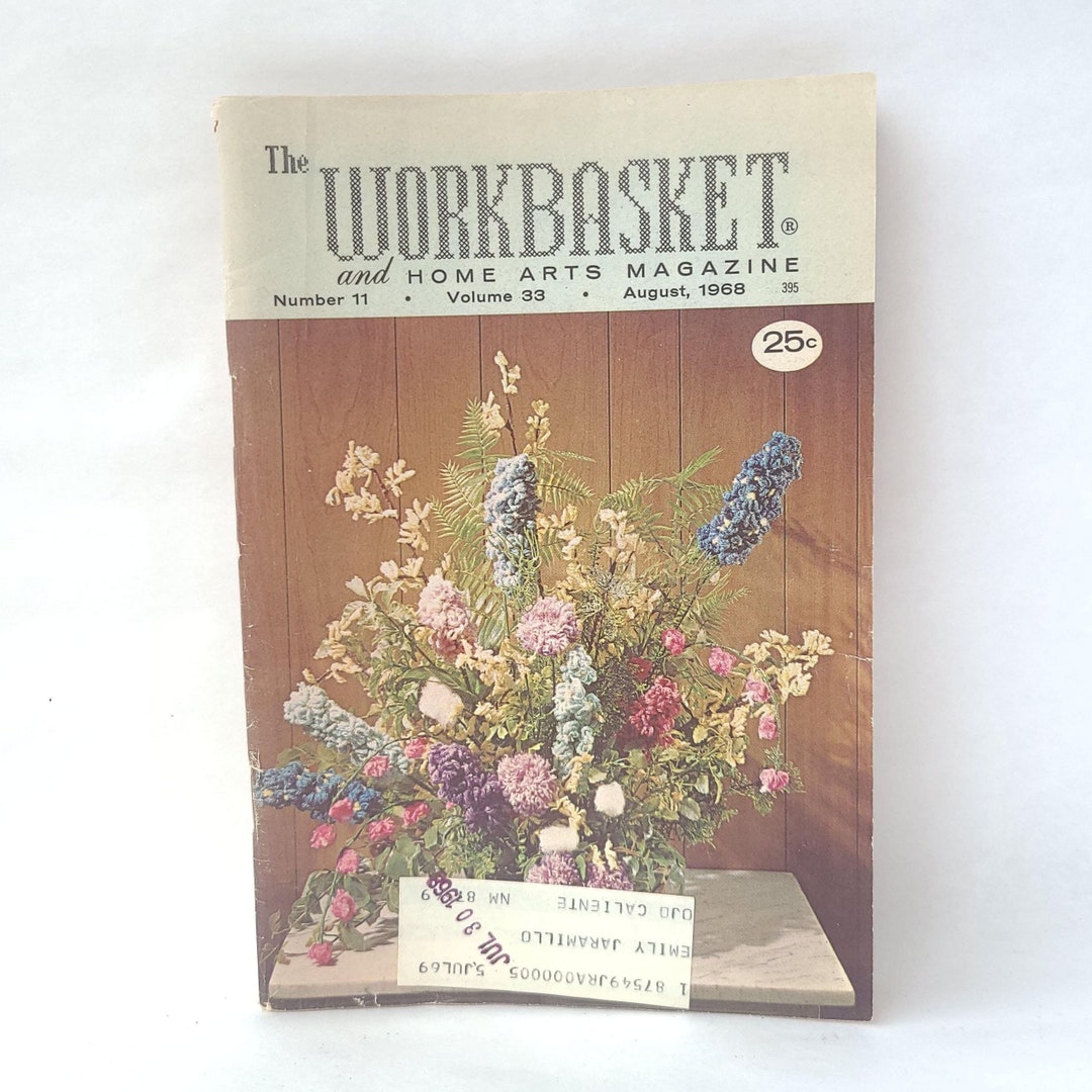 1968 Workbasket Magazine: Vintage Sixties Crafts & Recipes - Etsy