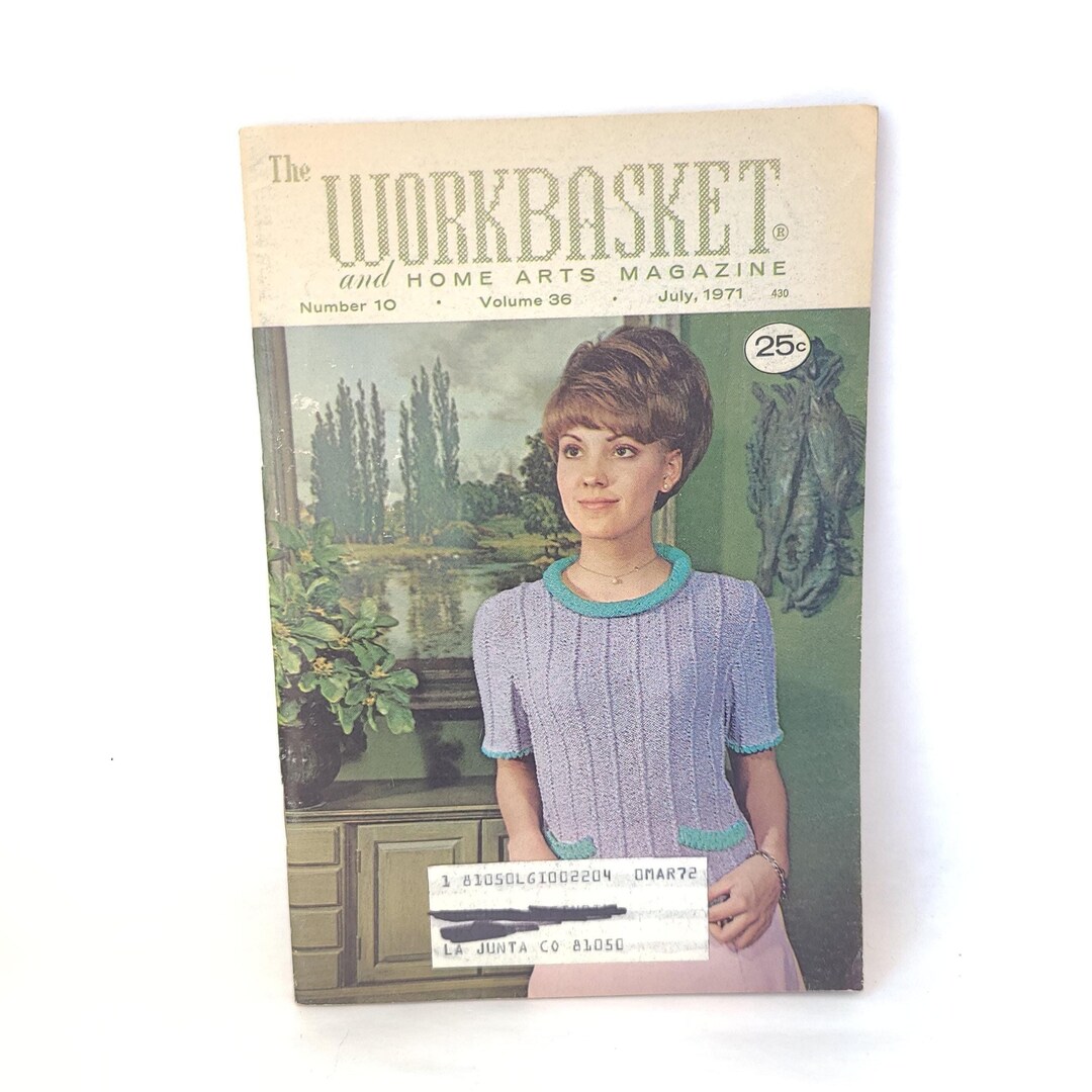 1971 Workbasket Magazine: Vintage Seventies Craft & Home Arts - Etsy