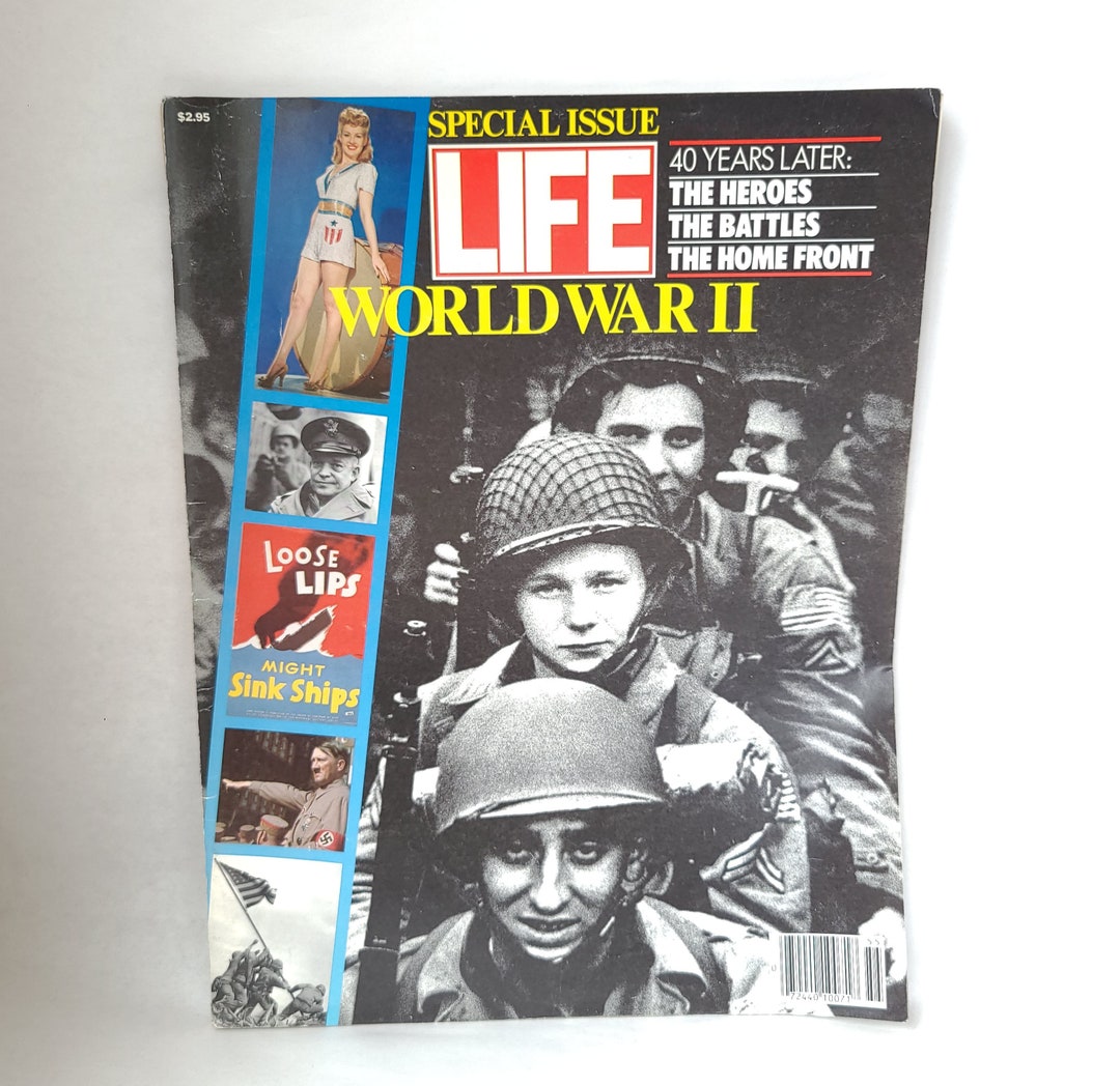 1985 Life Magazine Special Issue: World War II - 40 Years Later - Etsy