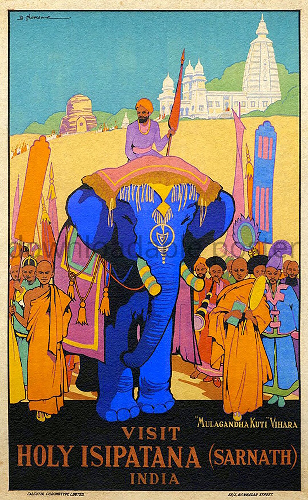 Printable Vintage Travel Poster Downloadable File - Holy Isipatana ...