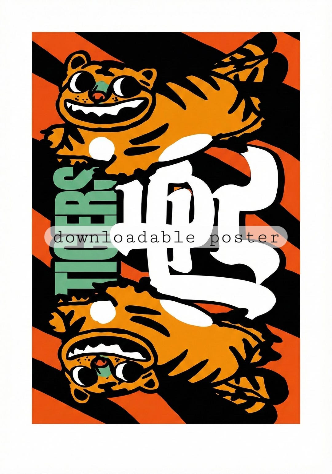 Printable Zenless Zone Zero (ZZZ) Poster Downloadable File - "tigers ...