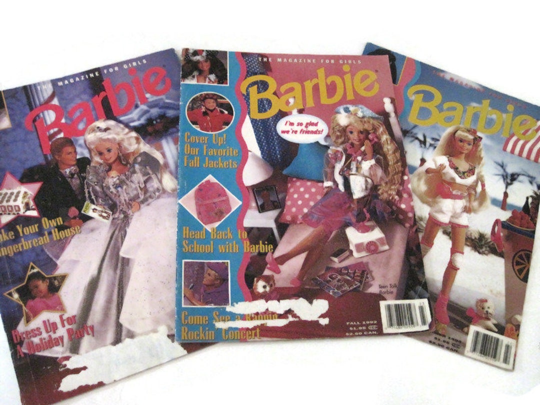 Barbie Magazines Vintage Set of 3 - Etsy