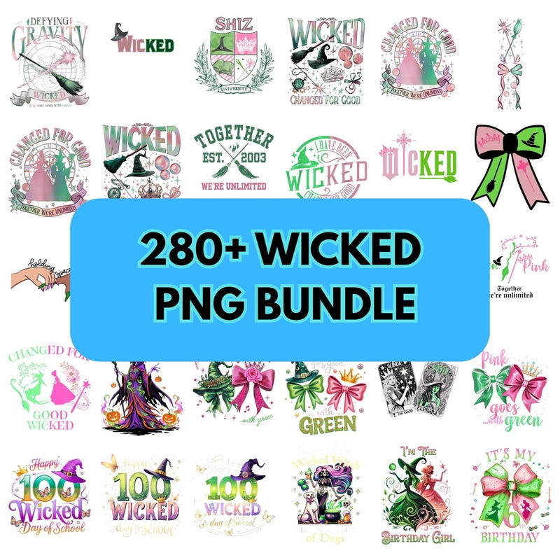 Wicked Cartoon Movie - Etsy UK