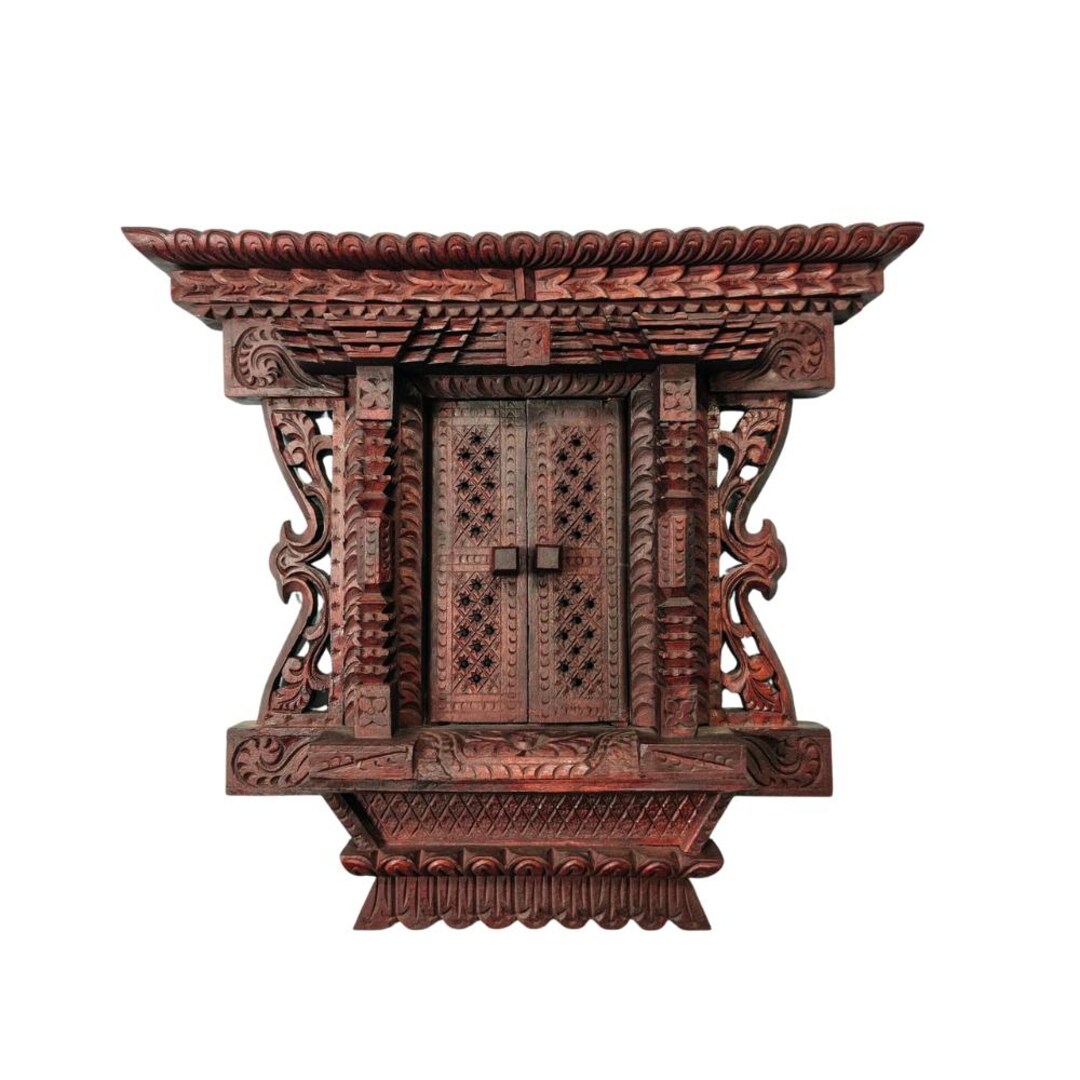 Kumari Window | Handcrafted Wooden Window Frame | Wall Hanging | Decor ...