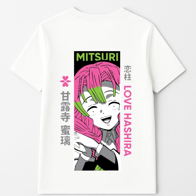 Mitsuri SVG, PNG, Demon Slayer Svg, Demon Slayer T-shirt, Love Hashira ...