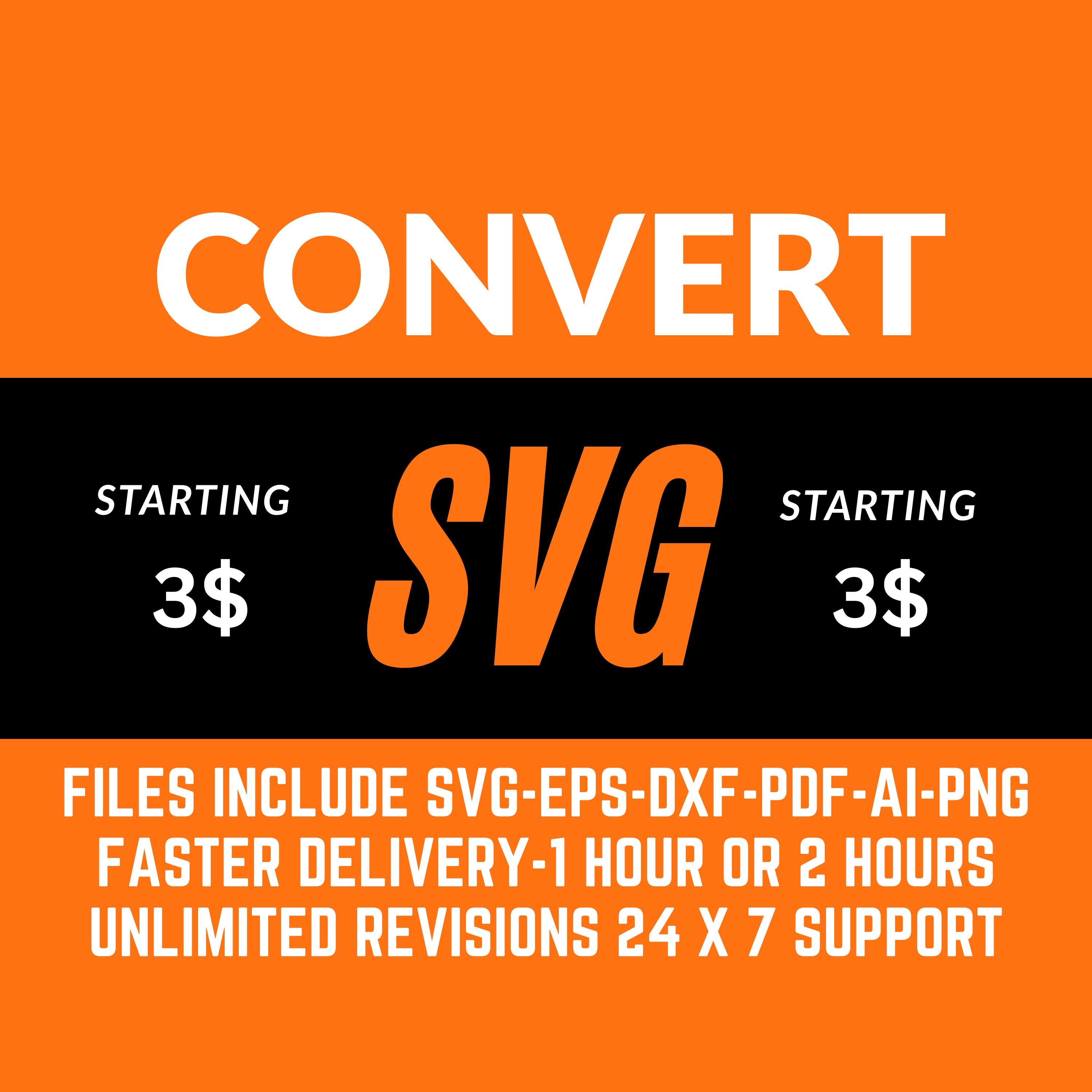Custom SVG Vector Conversion, Custom Logo, SVG Cut Files for Cricut ...