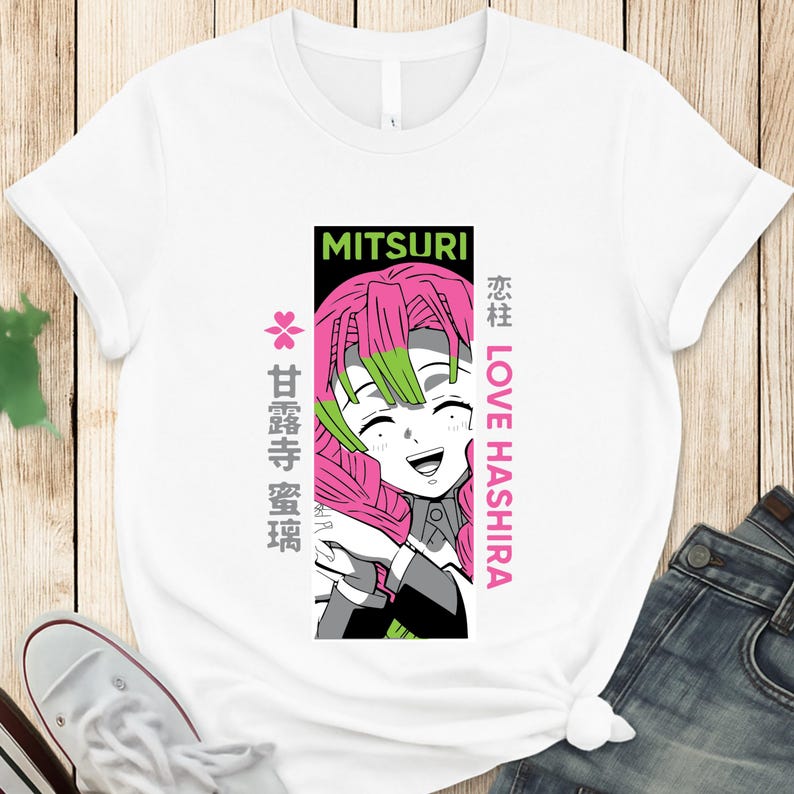Mitsuri SVG, PNG, Demon Slayer Svg, Demon Slayer T-shirt, Love Hashira ...