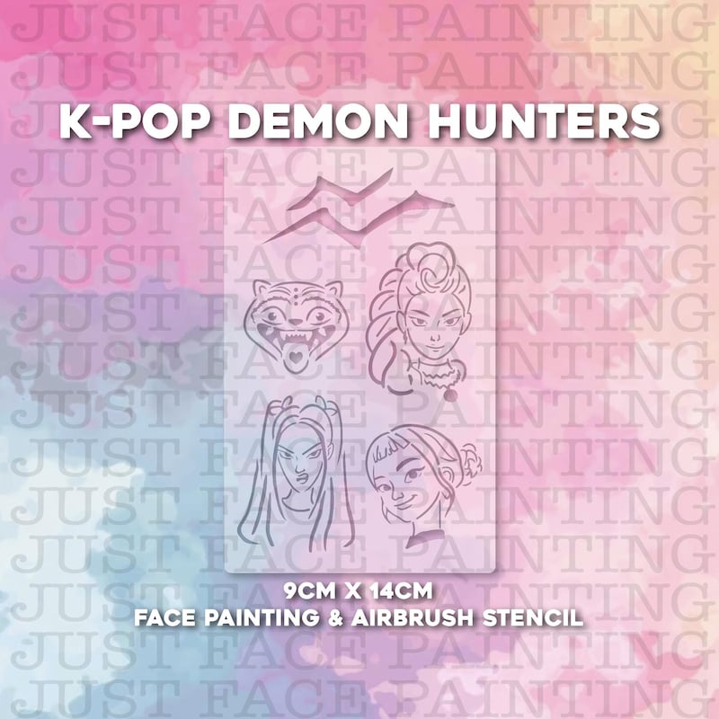 Face Paint Stencils Kpop - Etsy