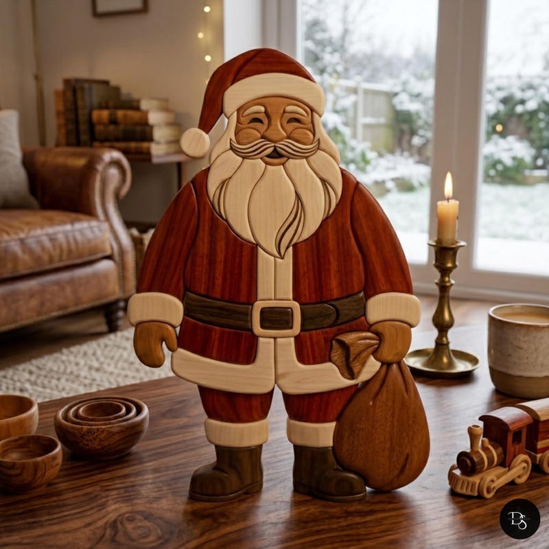 Santa Scroll Paper - Etsy