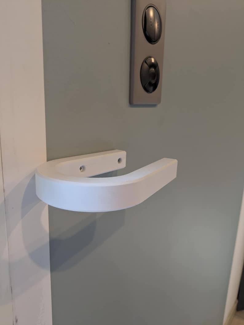 Curtain Wall Hook - Discreet 3D Printed Bracket - Modern Curtain ...