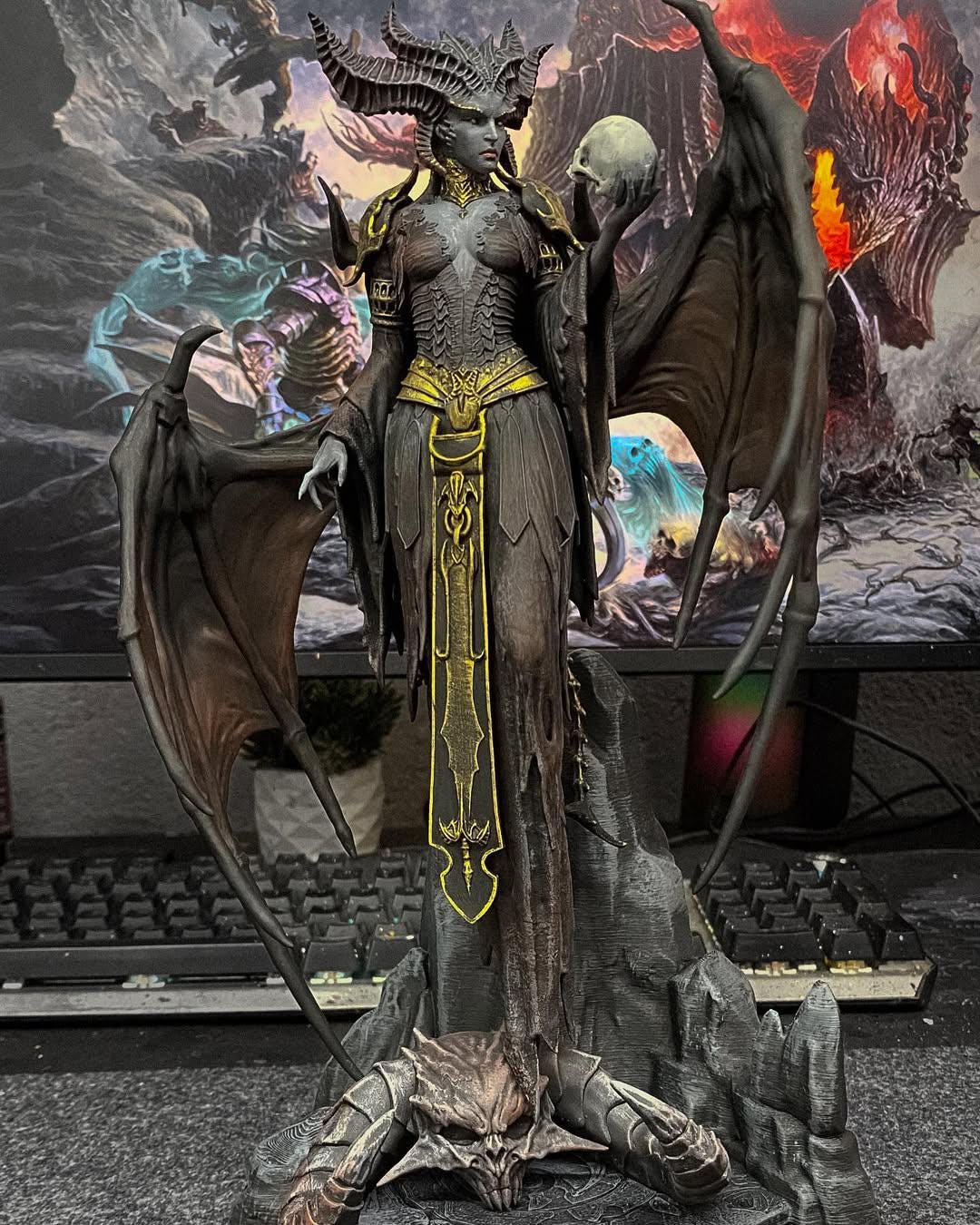 Lilith Statue | 3d Model | Action Figure | Hand-painted | Tabletop RPG ...