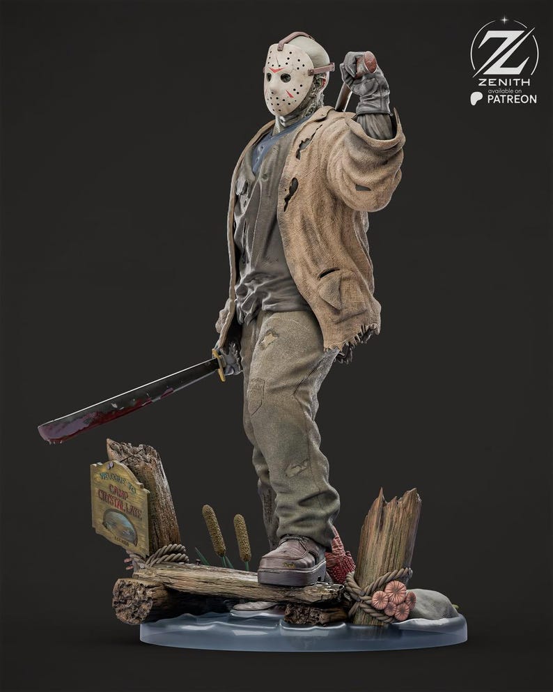 Jason Statue | 3d Model | Action Figure | Hand-painted | Tabletop RPG ...