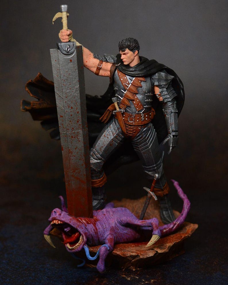 Guts Berserk Statue | 3d Model | Action Figure | Hand-painted ...