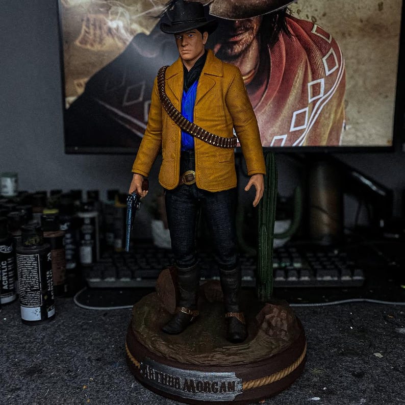 Arthur Morgan Statue | 3d Model | Action Figure | Hand-painted ...