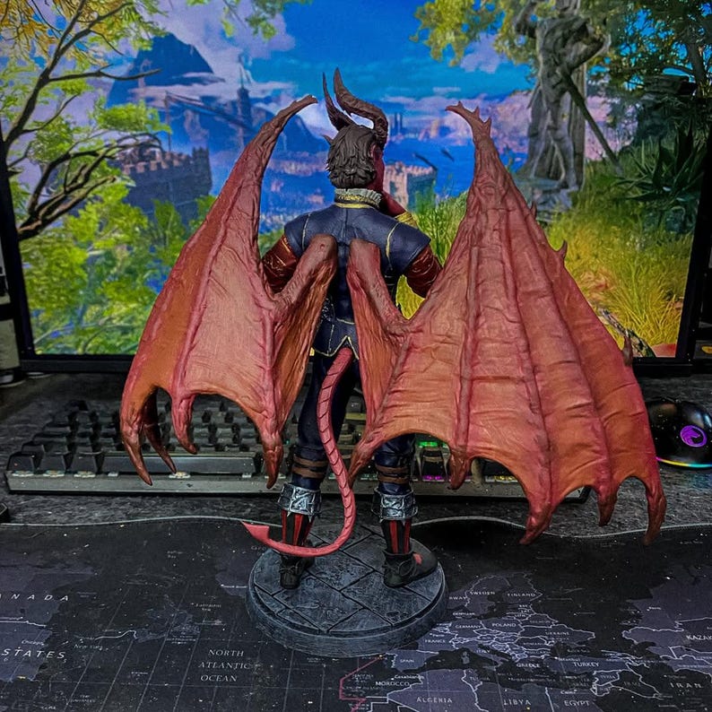 Raphael Statue | 3d Model | Action Figure | Hand-painted | Tabletop RPG ...