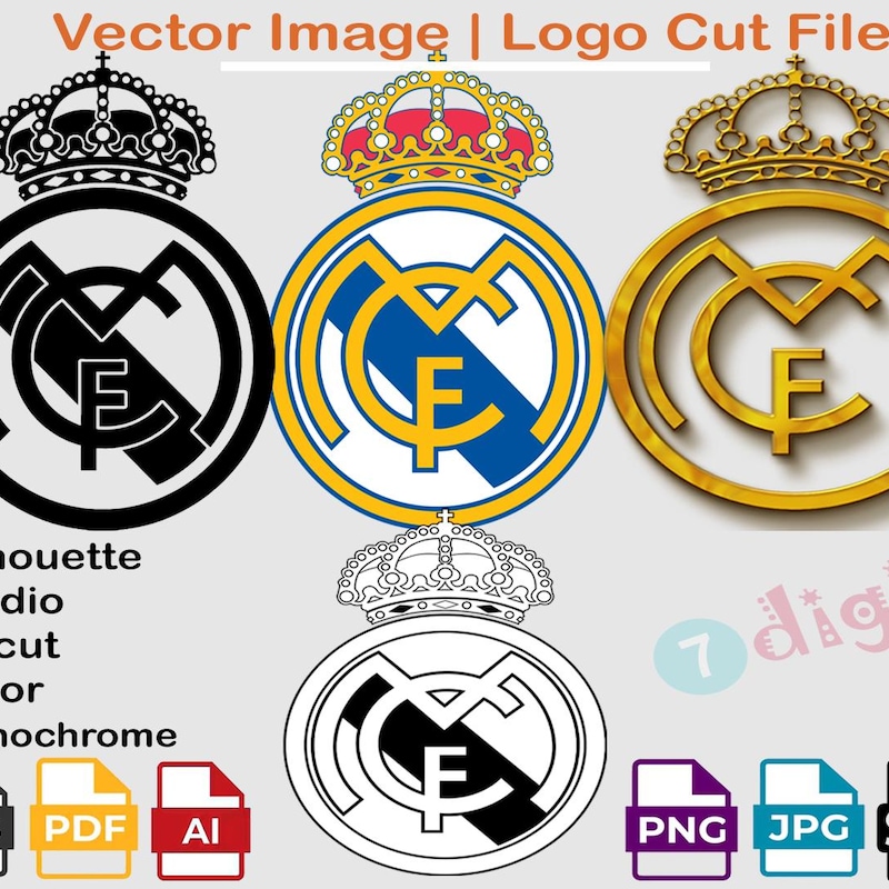 Real Madrid Stickers - Etsy