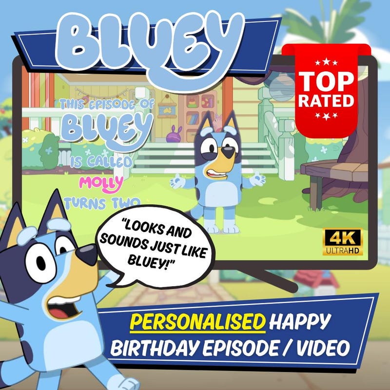 Bluey Episodes on Biting - Etsy Canada