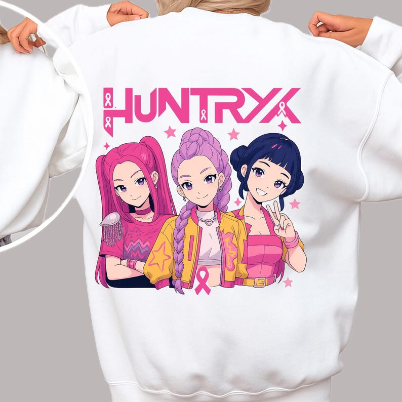 Kpop Demon Huntrix PNG, Breast Cancer Awareness, Pink Ribbon (digital ...
