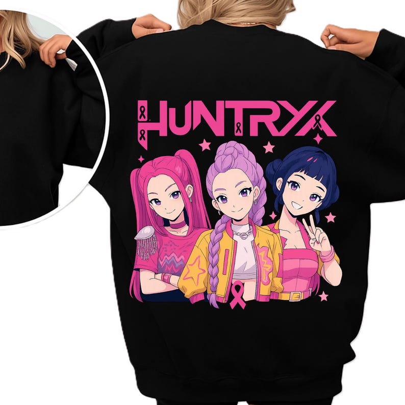 Kpop Demon Huntrix PNG, Breast Cancer Awareness, Pink Ribbon (digital ...