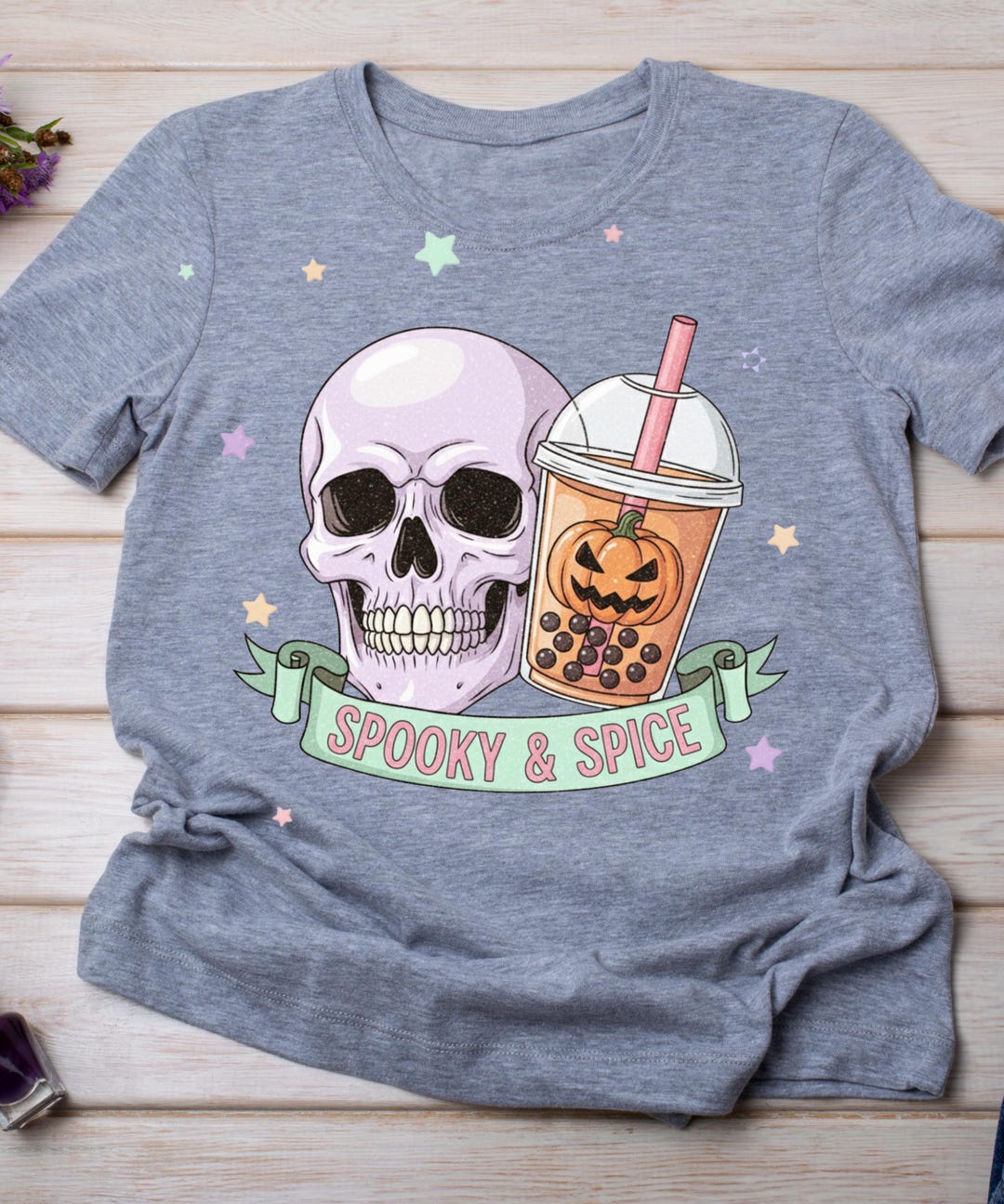 Spooky & Spiced Skull Drink Png, Halloween, Coffee, Latte - Etsy